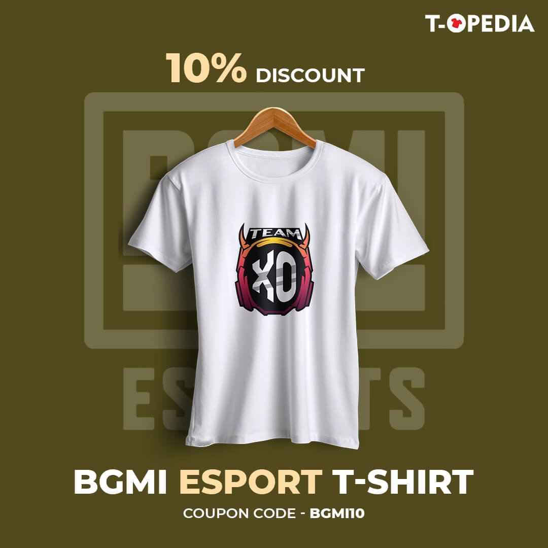 Team XO ESports BGMI T-shirt – Tshirtsopedia | BGMI Jersey, GodLike ...